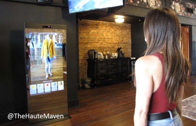 #130 The Haute Maven's Virtual Dressing Kiosk - Magic Mirror Blog