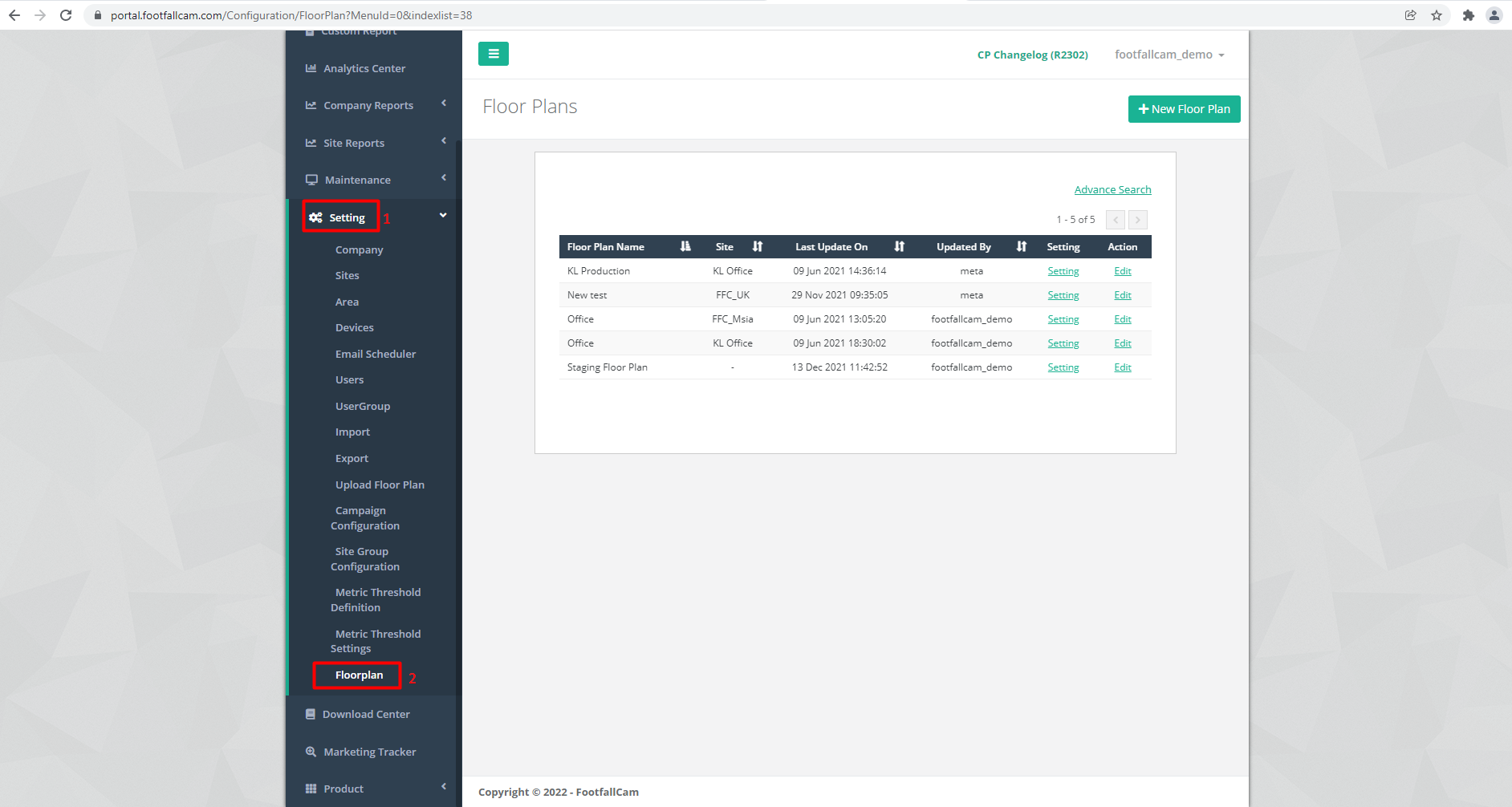 Chapter 10: Floor Plan Configuration - FootfallCam