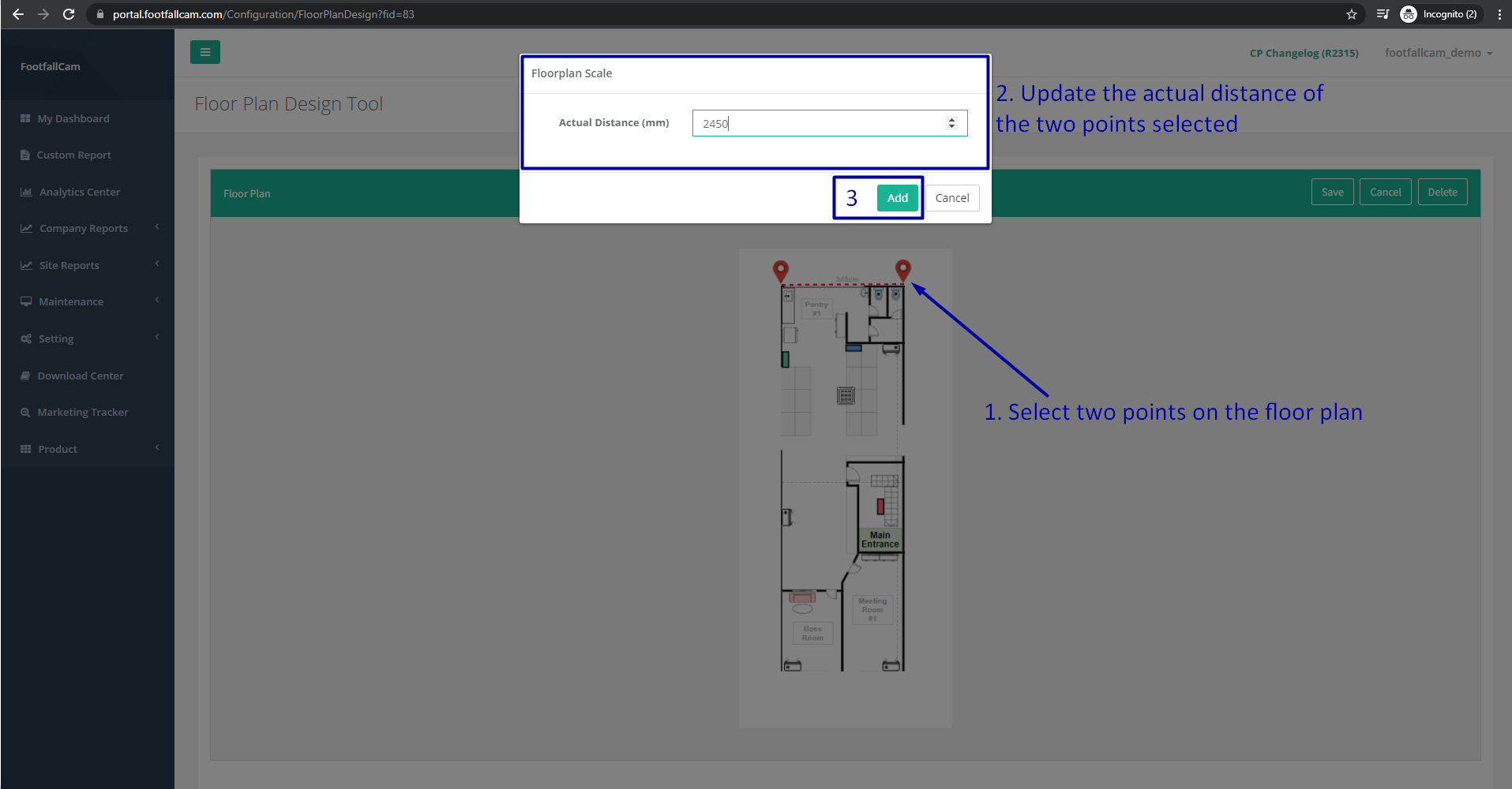 Chapter 10: Floor Plan Configuration - FootfallCam