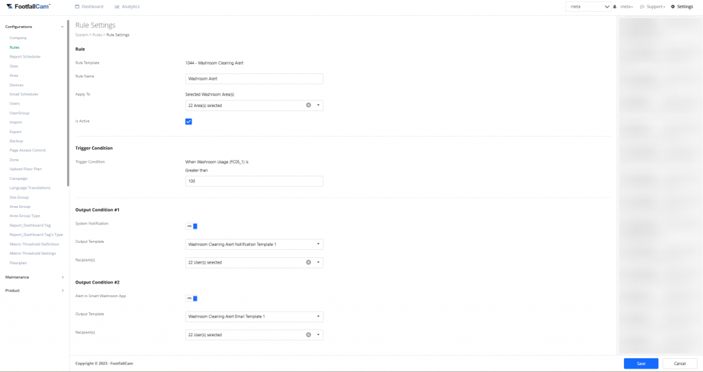 Chapter 11: Rules - FootfallCam